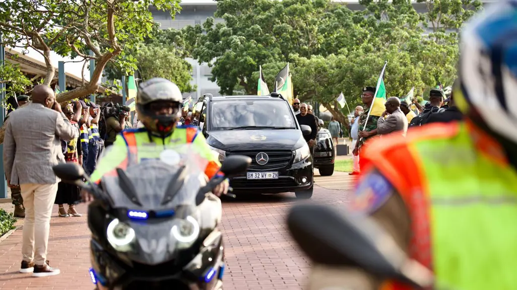 The body of Ambassador Nathi Mthethwa arrives at his KZN homestead ...