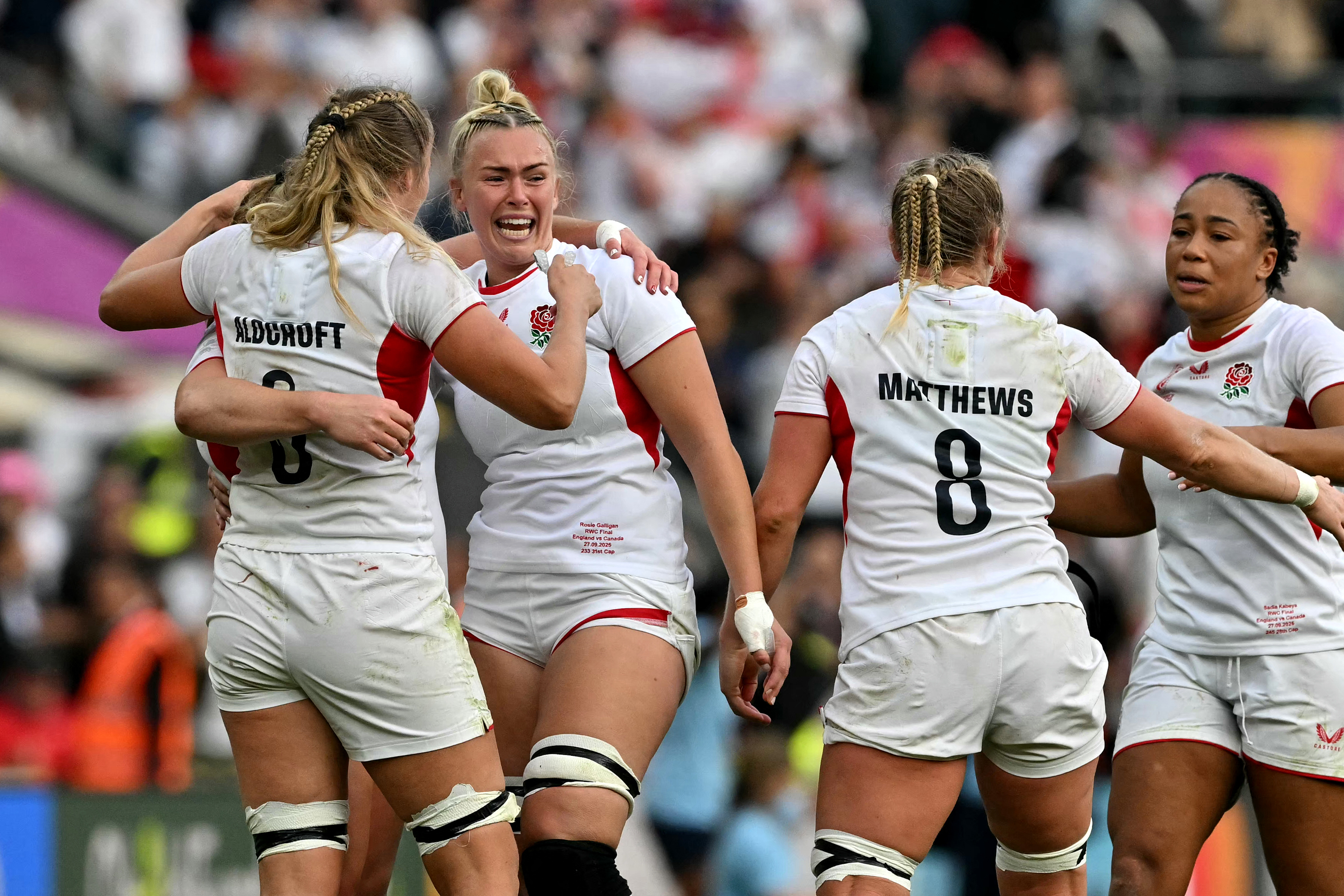 Matthews at the double as England beat Canada to win Women's Rugby ...