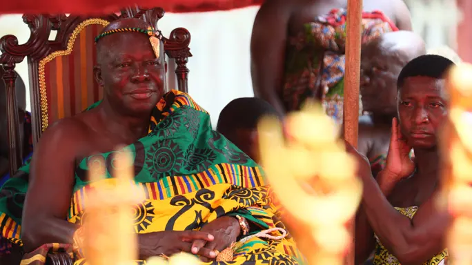 Ghana's king receives artefacts from Britain and South Africa