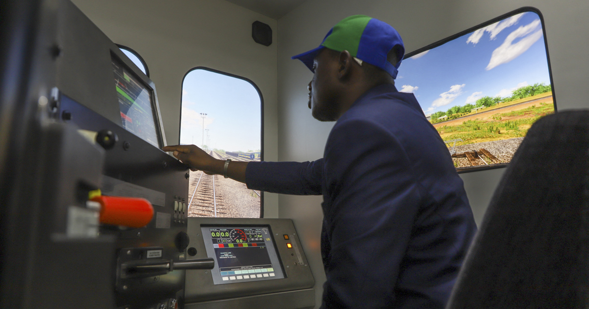 Gabon's sole train on tricky track to modernity