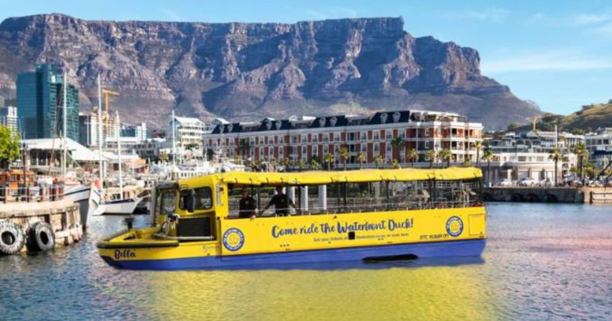 Cape Town's 1st-ever 'Duck Tour' is open for business at V&A Waterfront