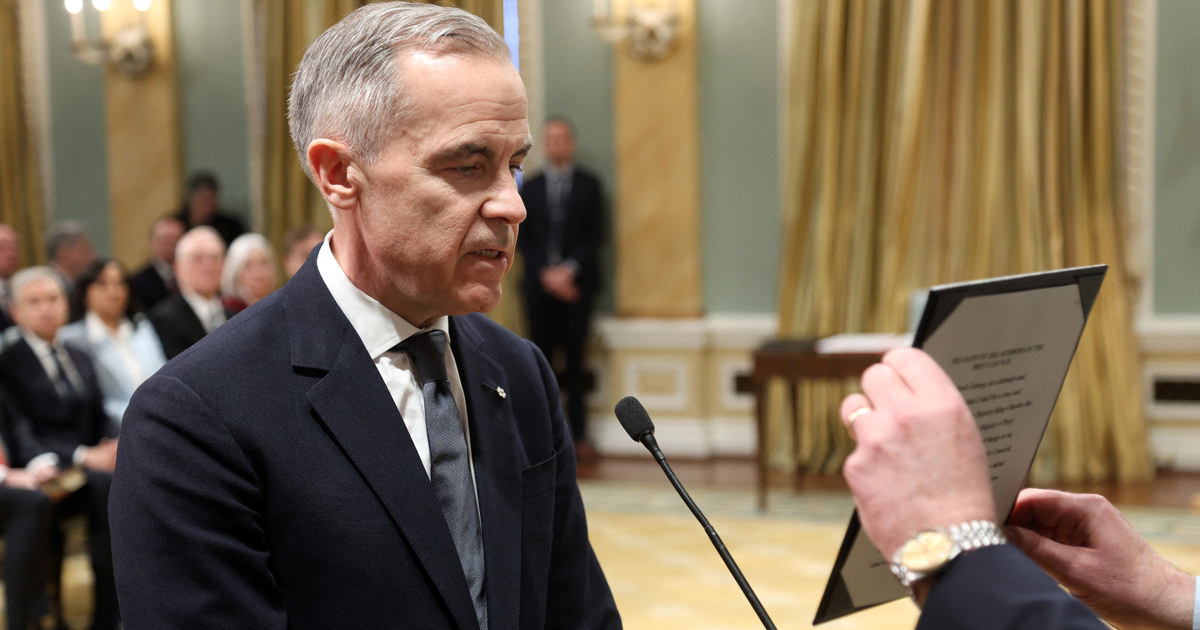 Mark Carney sworn in as Canada PM