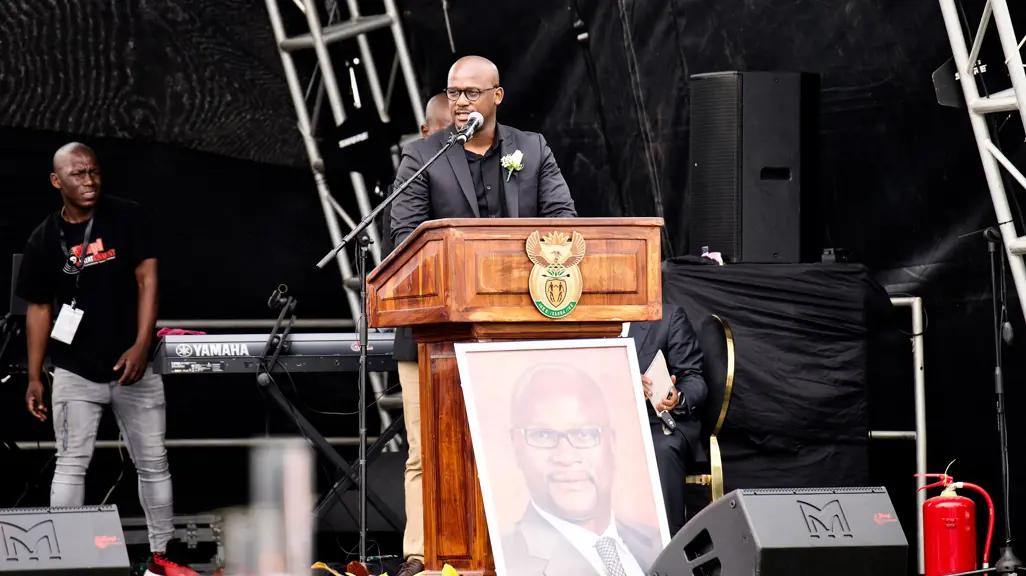 Late Ambassador Mthethwa's children remember him as a 'shining example' at funeral service