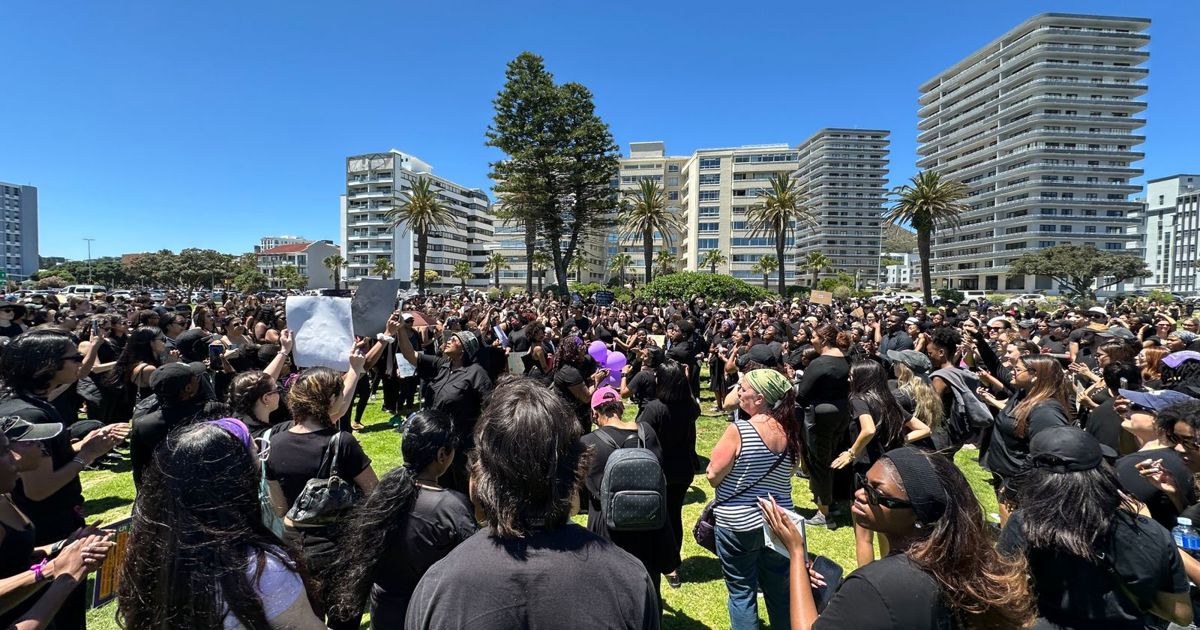 IN PICS: Thousands of women gather in Sea Point to protest against GBV