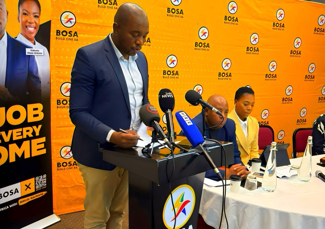 BOSA rules out joining GNU if EFF, MK Party form part of coalition