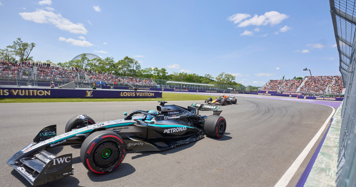 Russell fastest for Mercedes ahead of Norris in second practice