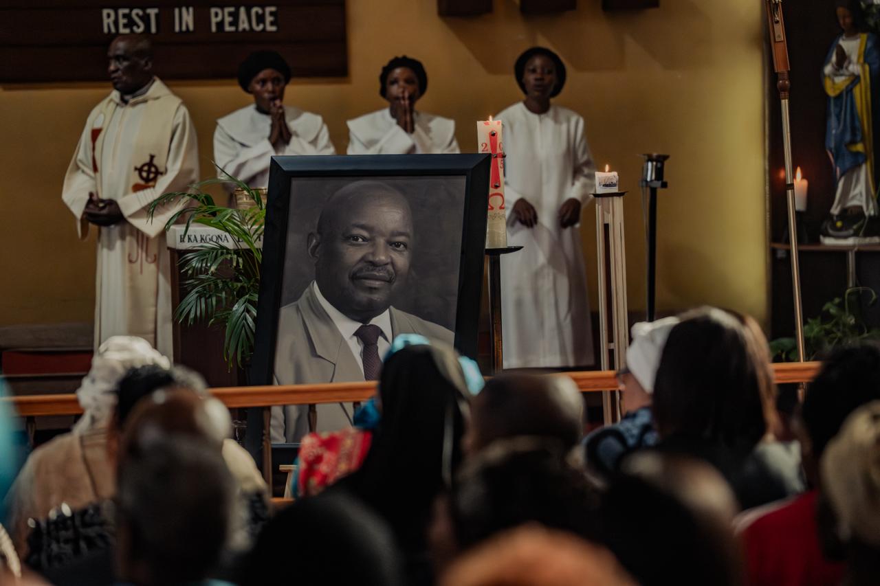 Mosiuoa Lekota’s mortal remains escorted to his funeral service