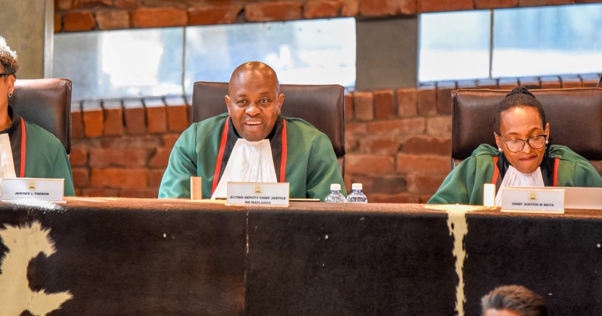 Justice Mbuyiseli Madlanga lauded as he retires from the bench