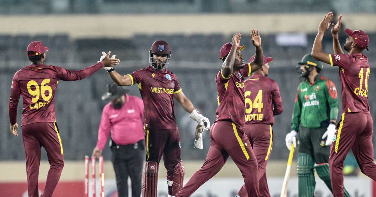 West Indies beat Bangladesh in super over after setting ODI spin record