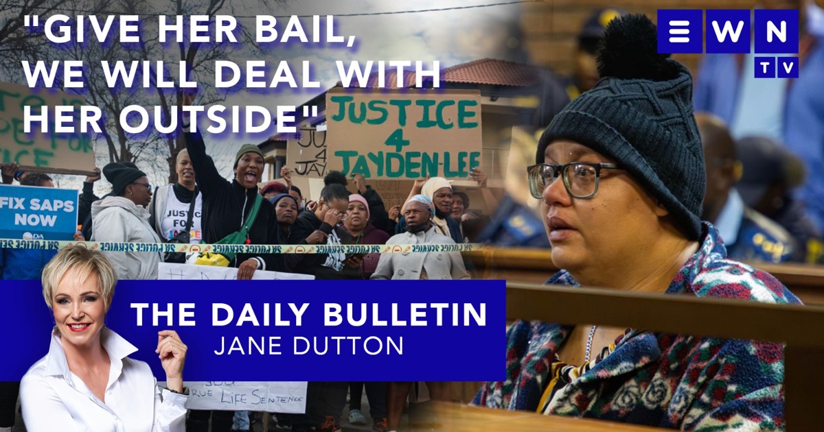 The day that was: Jayden-Lee’s mum 'I’m innocent', Minister Nkabane ...