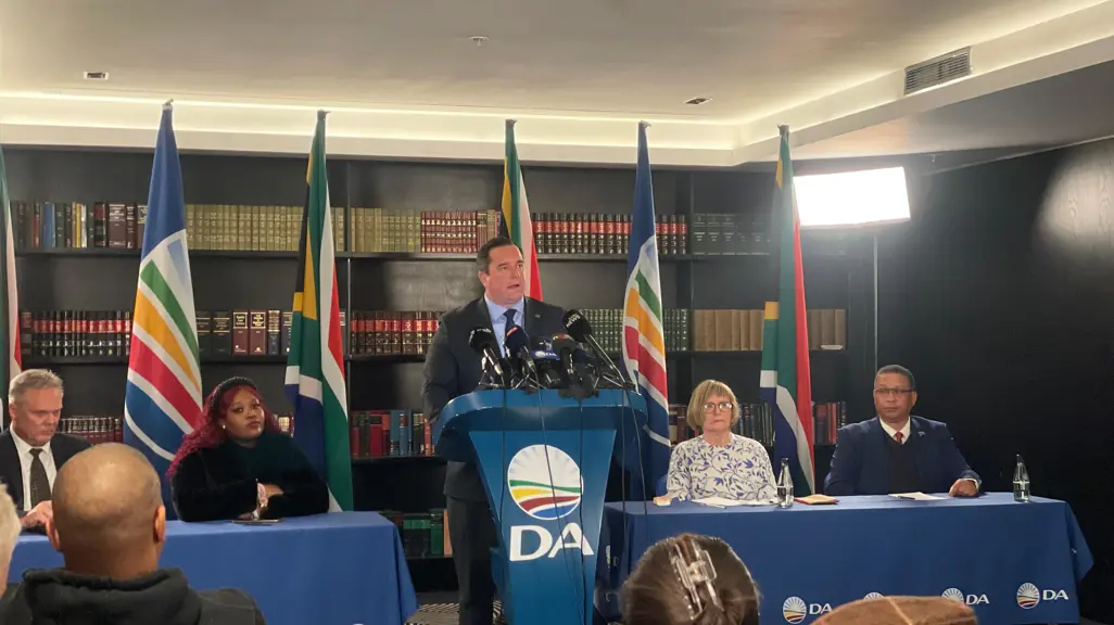 Andrew Whitfield axing: DA's John Steenhuisen feels disrespected by ...