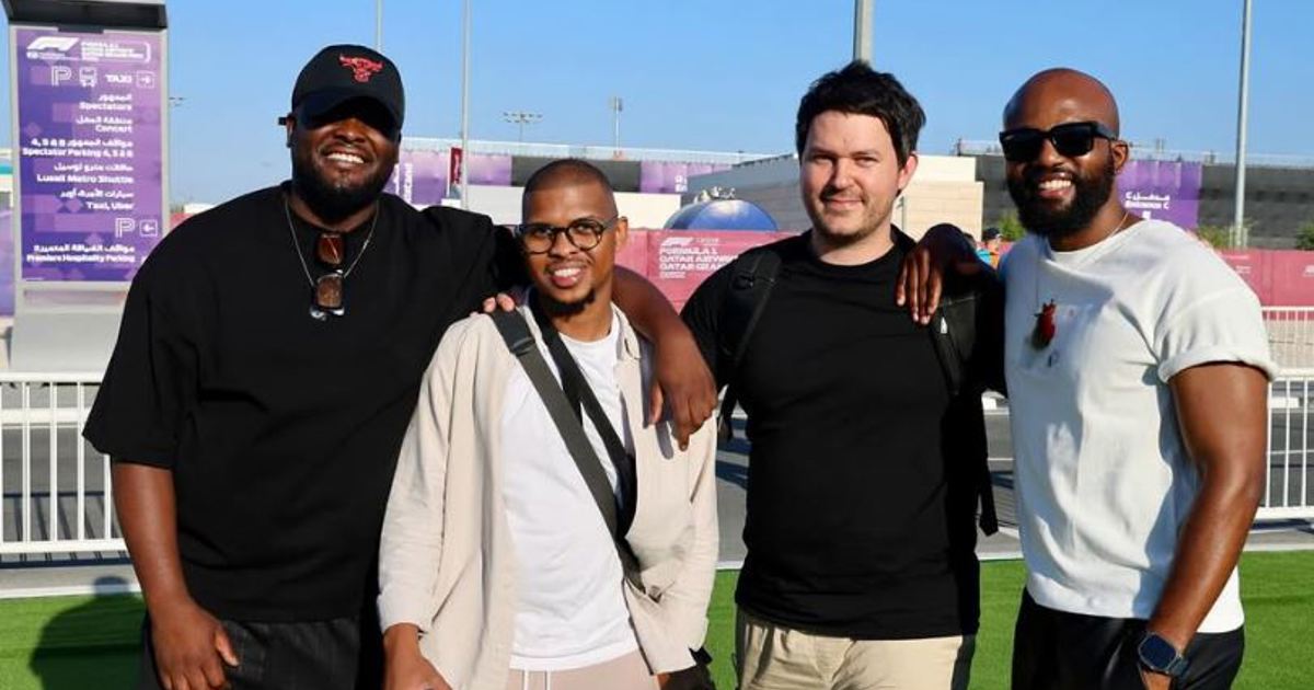 PICS: Clement Manyathela soaks up thrilling F1 action in Qatar