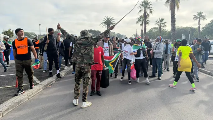 Capetonians march against illegal immigration, citing government inaction