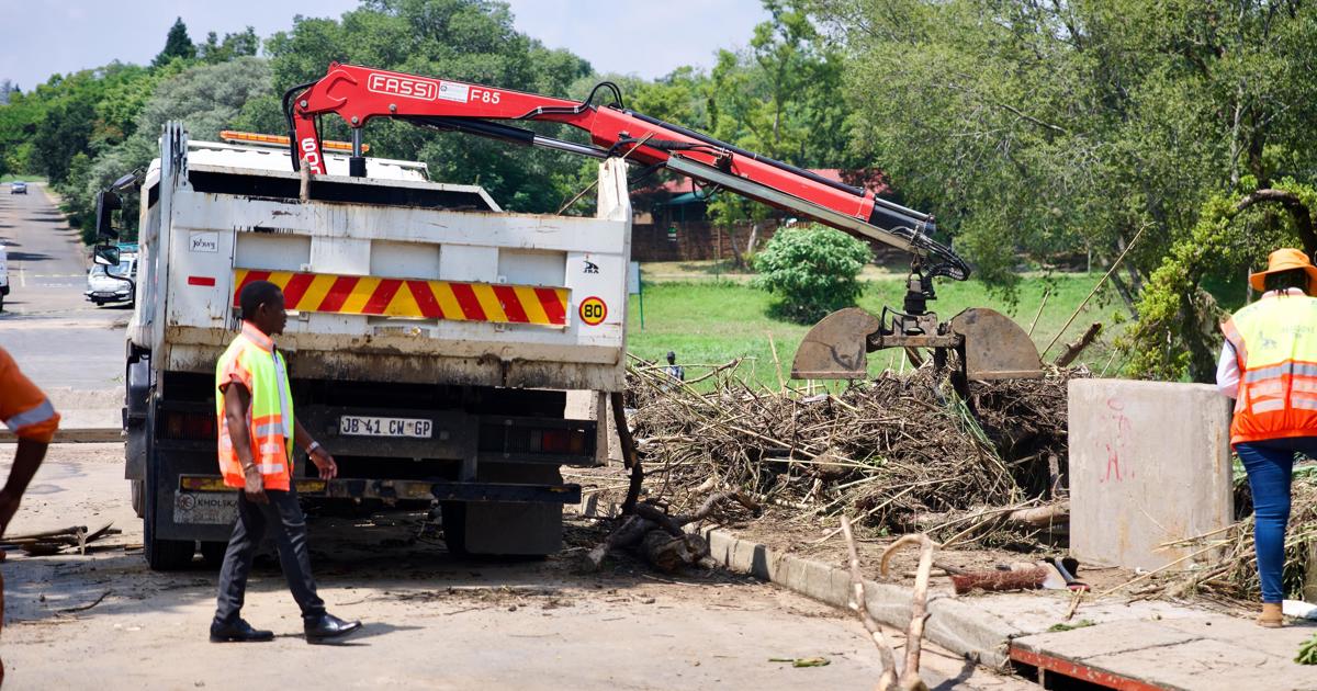 Mop-up operations underway in parts of Joburg following heavy rains