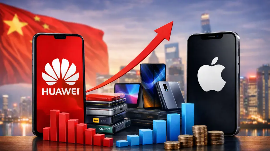 Huawei overtakes Apple as China’s top smartphone seller