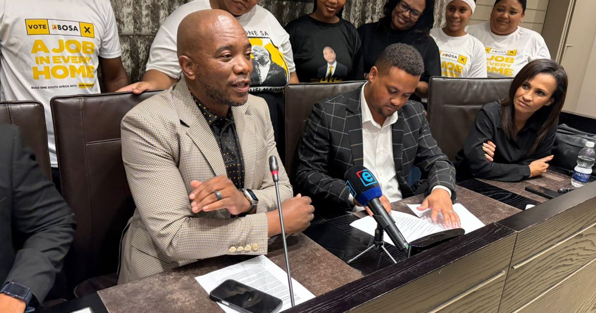 Maimane's BOSA merges with PPM ahead of local government elections