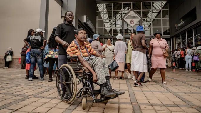Long Sassa Queues In Alberton As Beneficiaries Flock To Update Their Cards