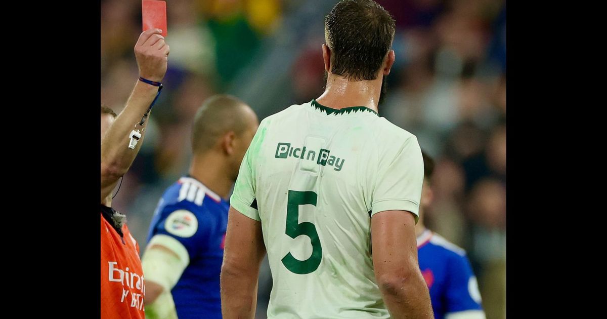 Mostert red card should've been yellow – former international ref Andre ...