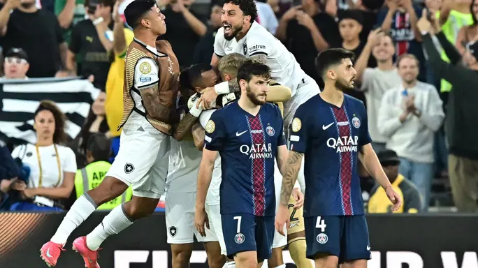 PSG stunned by Botafogo in Club World Cup upset
