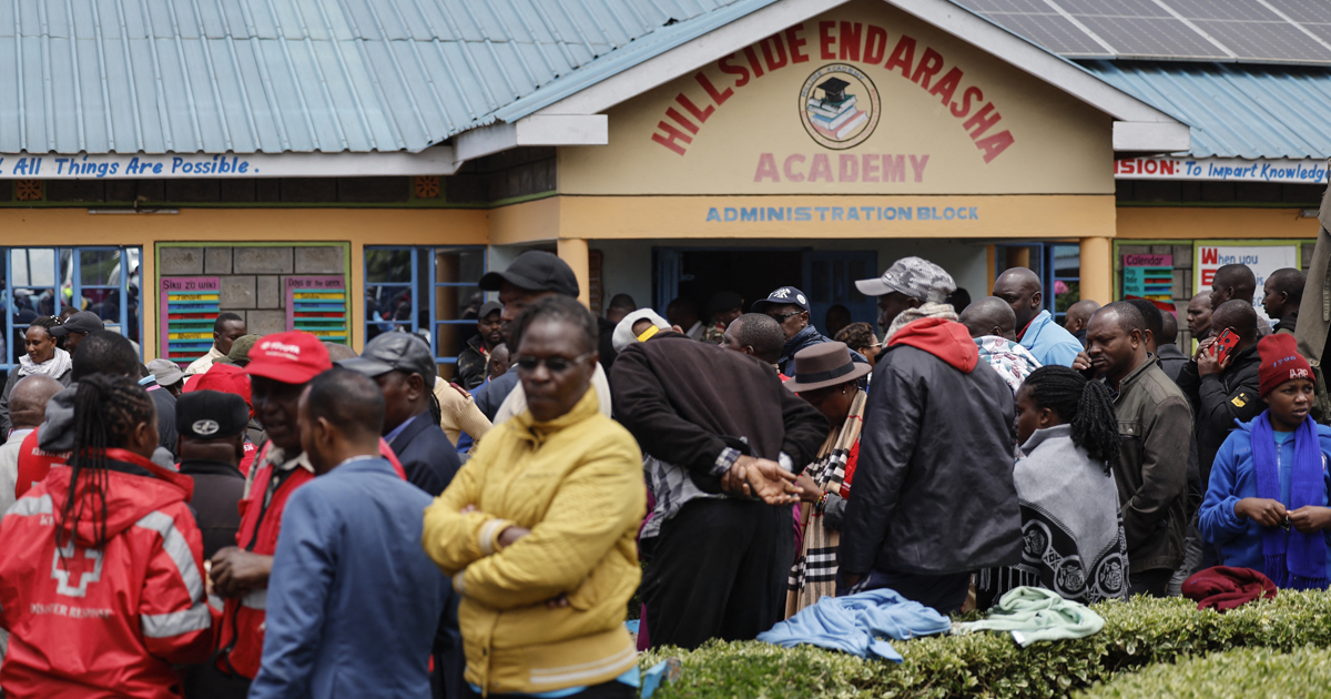 Kenya starts DNA testing to identify school fire victims