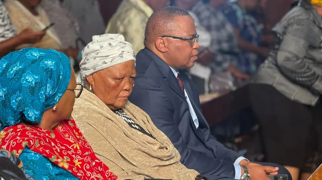 Family and mourners gather for Mosiuoa Lekota’s memorial service