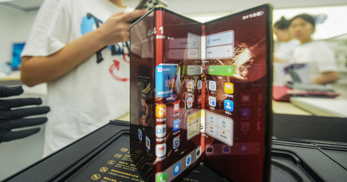 China's Huawei unveils triple-folding phone with hefty price tag