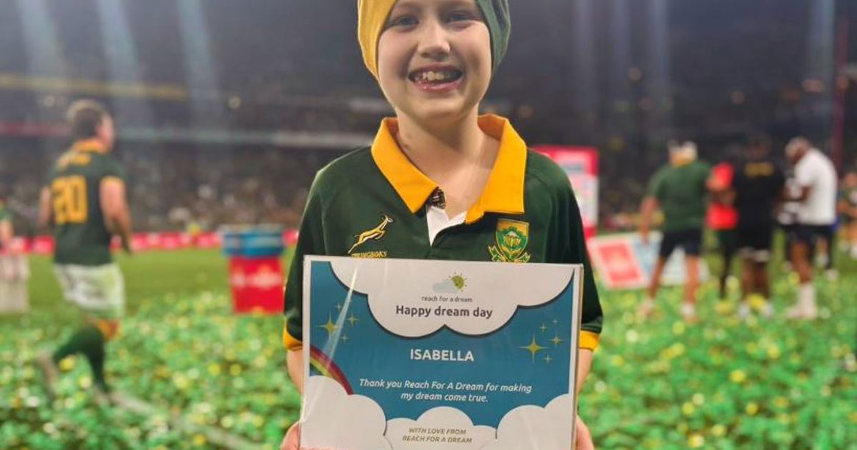 WATCH: 10-year-old Isabella's dream of meeting Springboks comes true ...