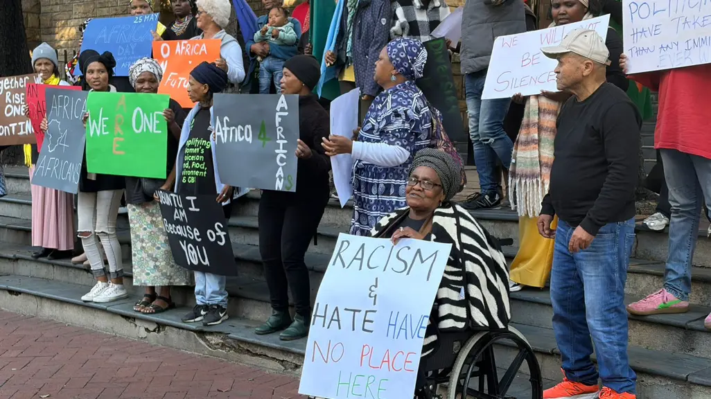 Migrant rights groups picket for unity in Cape Town as anti-immigration ...