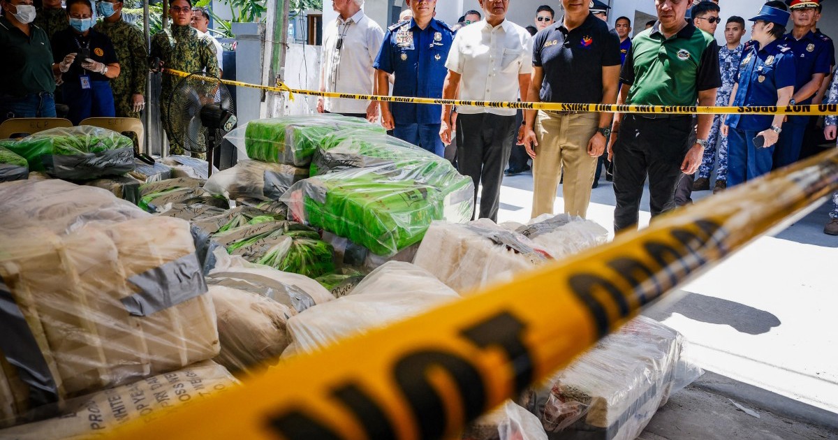 Philippines seizes 1.8 tonnes of meth in drug bust
