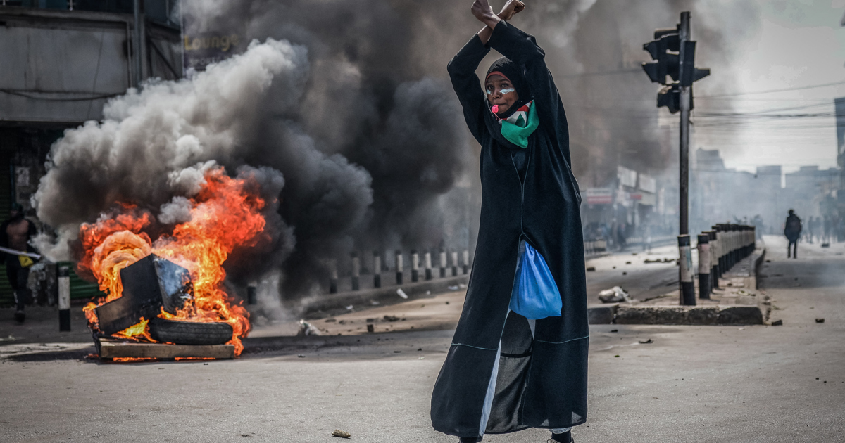 Kenyan anniversary protests turn violent