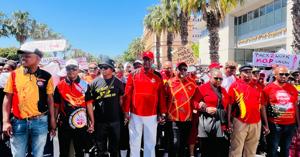 Trade unions, civil society groups march to Parly, demand budget for ...