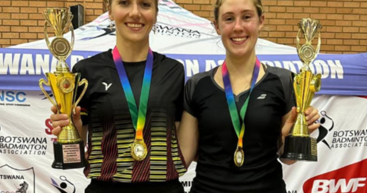 SA’s badminton duo Ackerman and Laurens dominate Botswana Future Series