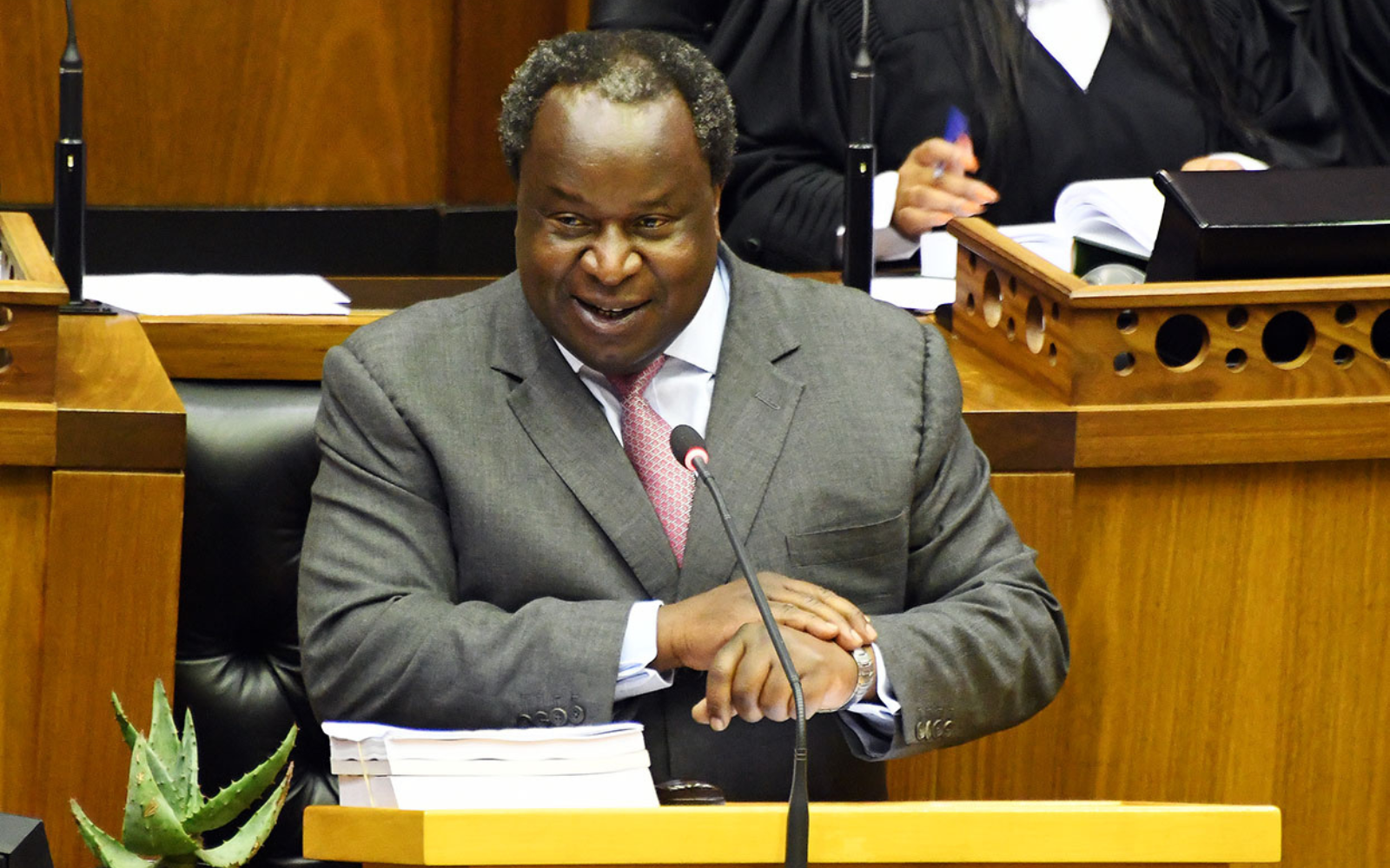 The legacy of the late Tito Mboweni’s brown Clarks lace-up shoes