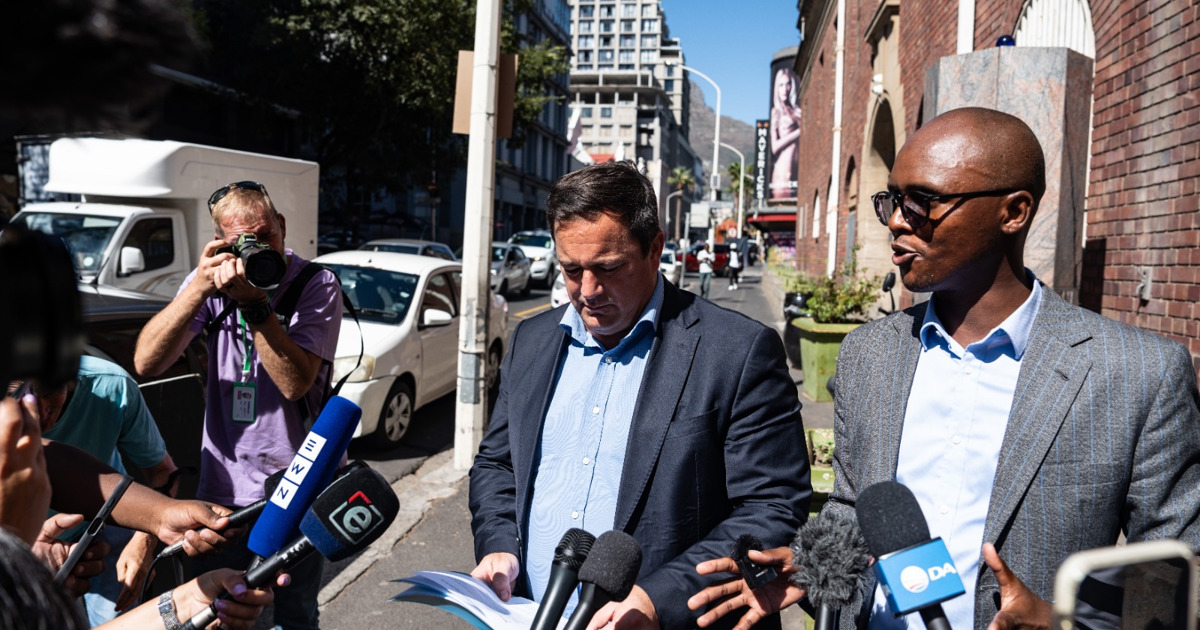 DA's Steenhuisen lays corruption complaints against Deputy President Mashatile