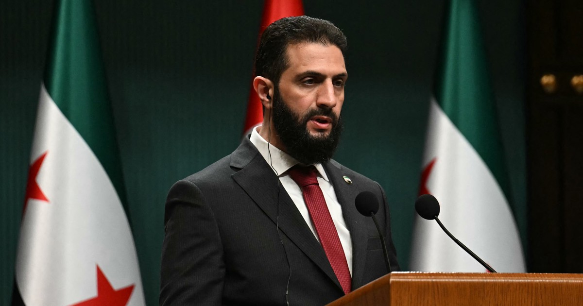 Syria leader signs constitutional declaration, hailing 'new history'