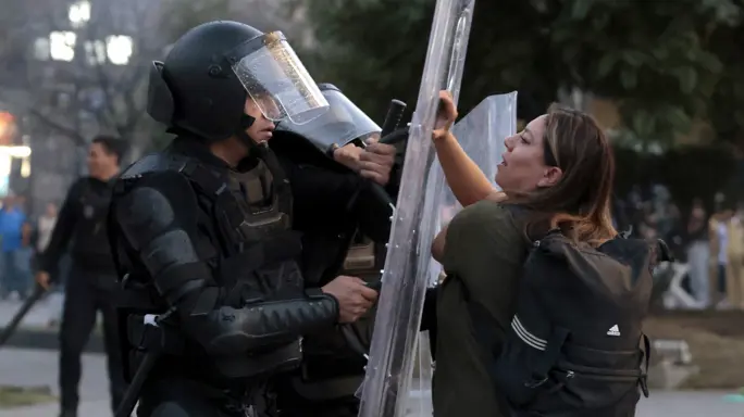 Clashes erupt in Mexico City anti-crime protests, injuring 120