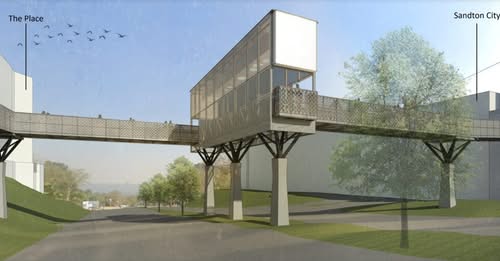 Growthpoint starts construction on R26m pedestrian 'link' bridge in Sandton