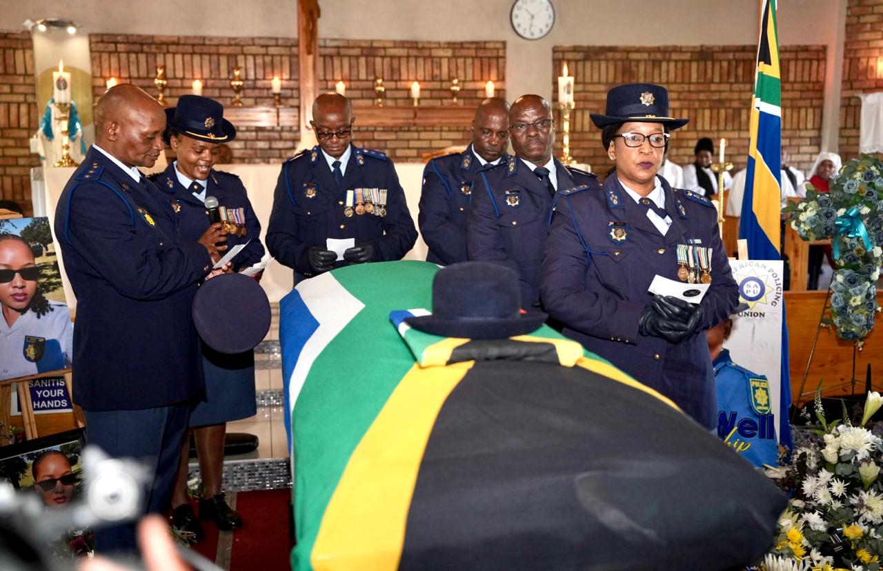 Constable Boipelo Senoge, who died in an accident travelling to ...