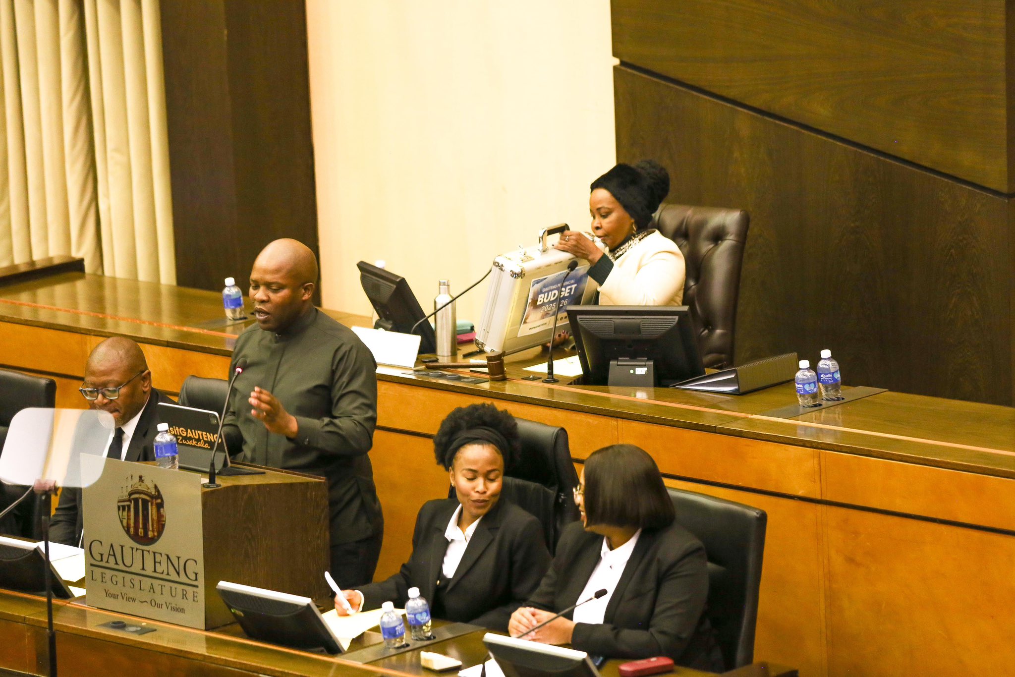 Gauteng Finance MEC to deliver budget subject to legislature's approval