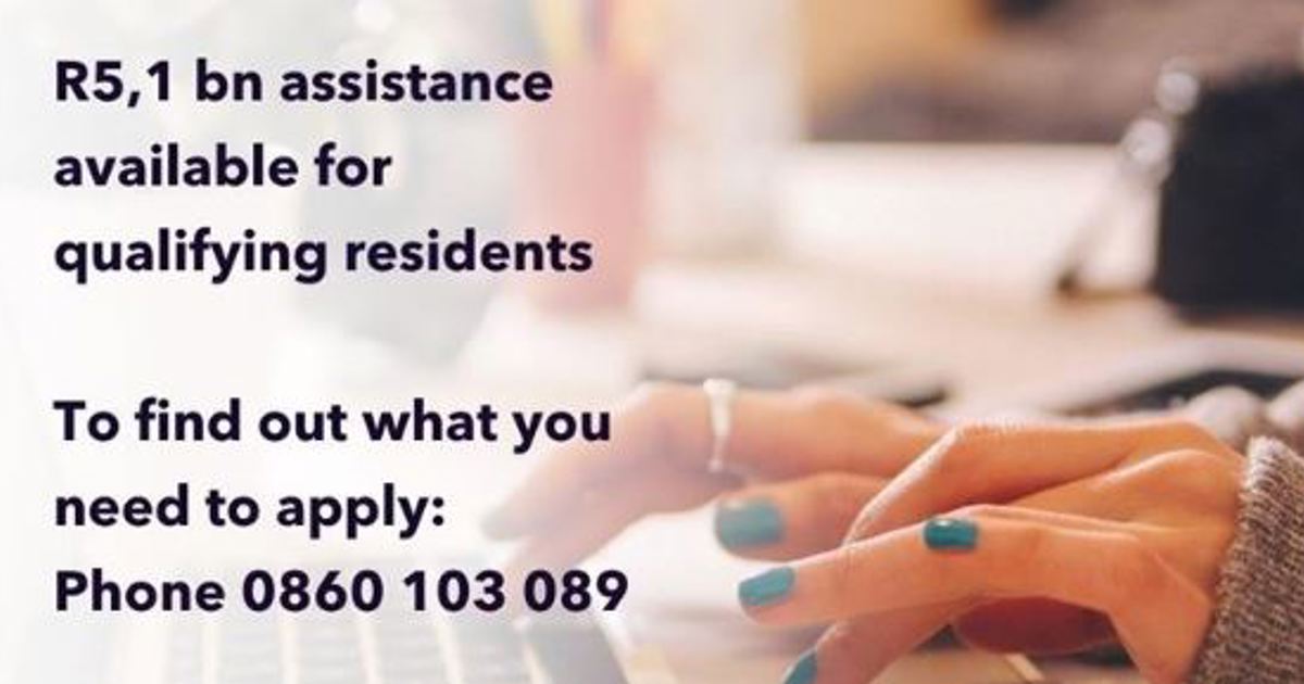 City of Cape Town makes R5.1bn available to help qualifying residents ...