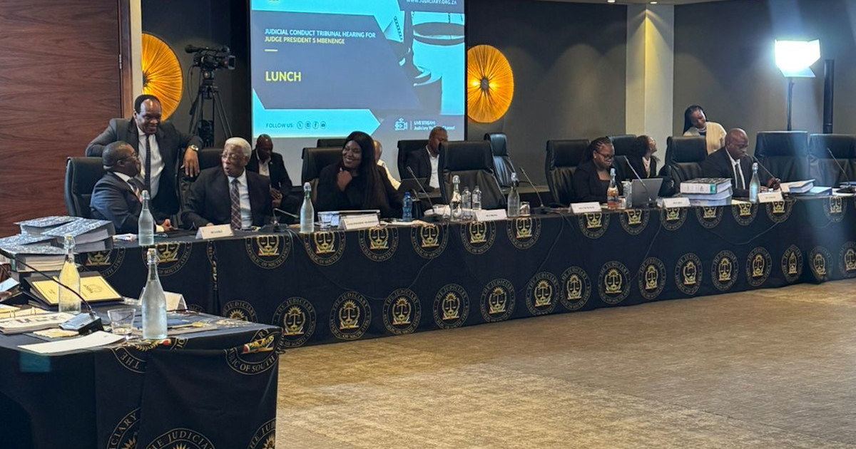 Tribunal hears about explicit photos EC Judge President Mbenenge sent ...