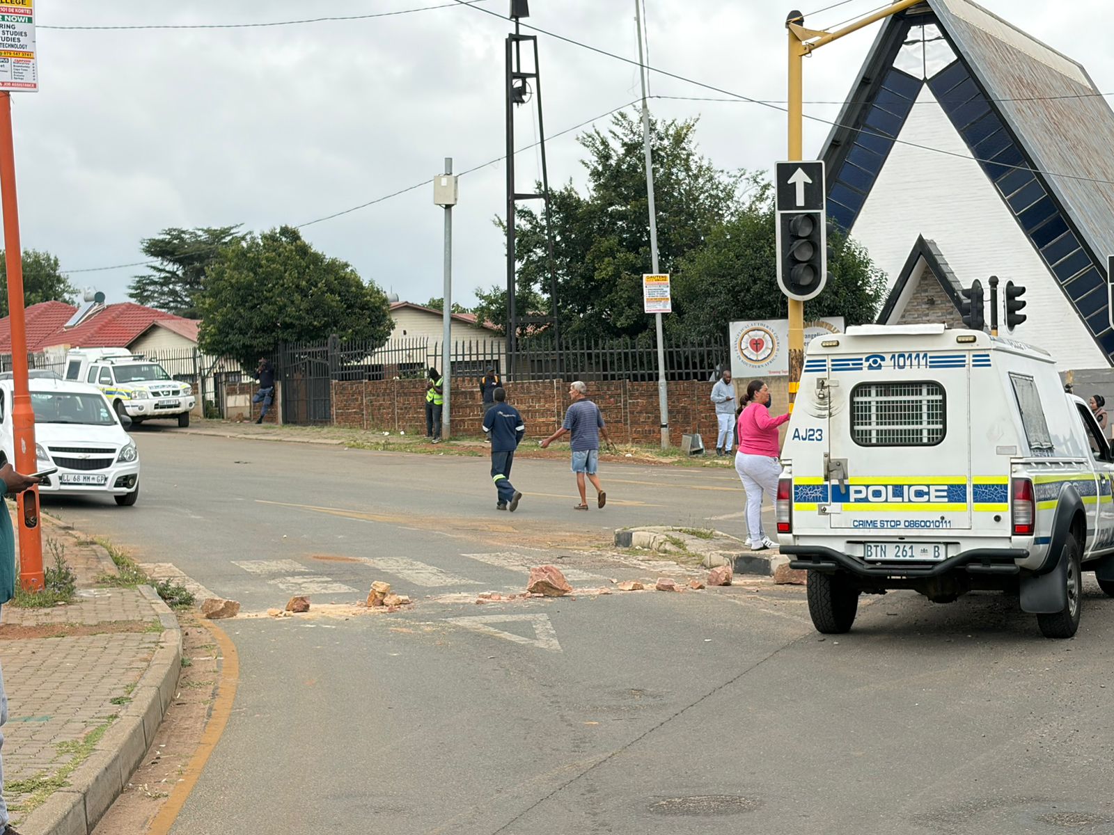 Elderly residents in Coronationville and Westbury join water protest