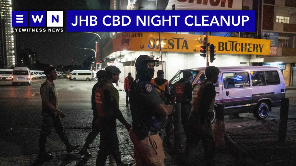 Crime & grime: SAPS targets crime hotspots in Johannesburg CBD Crime & grime: SAPS targets crime hotspots in Johannesburg CBD