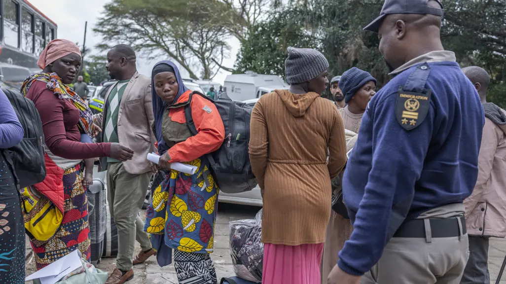 Thousands of Malawians moved to another site in Durban to ease overcrowding