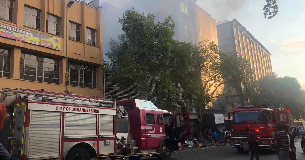 Over 50 people displaced, one person injured in latest Joburg CBD fire