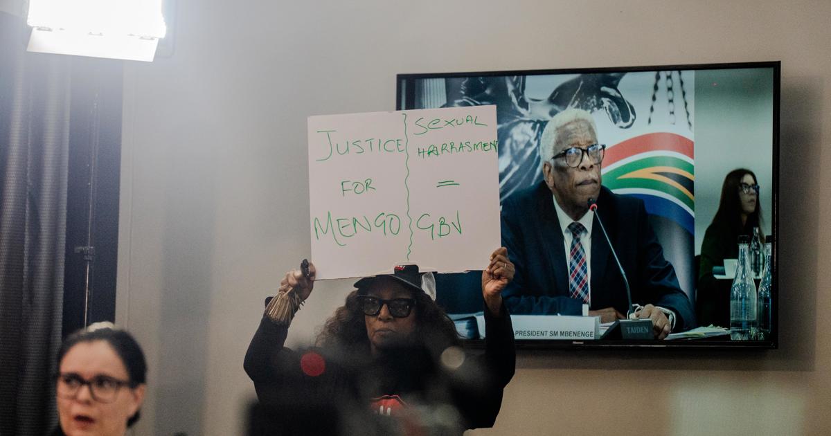 Mbenenge tribunal: Anti-GBV protestors disturb proceedings