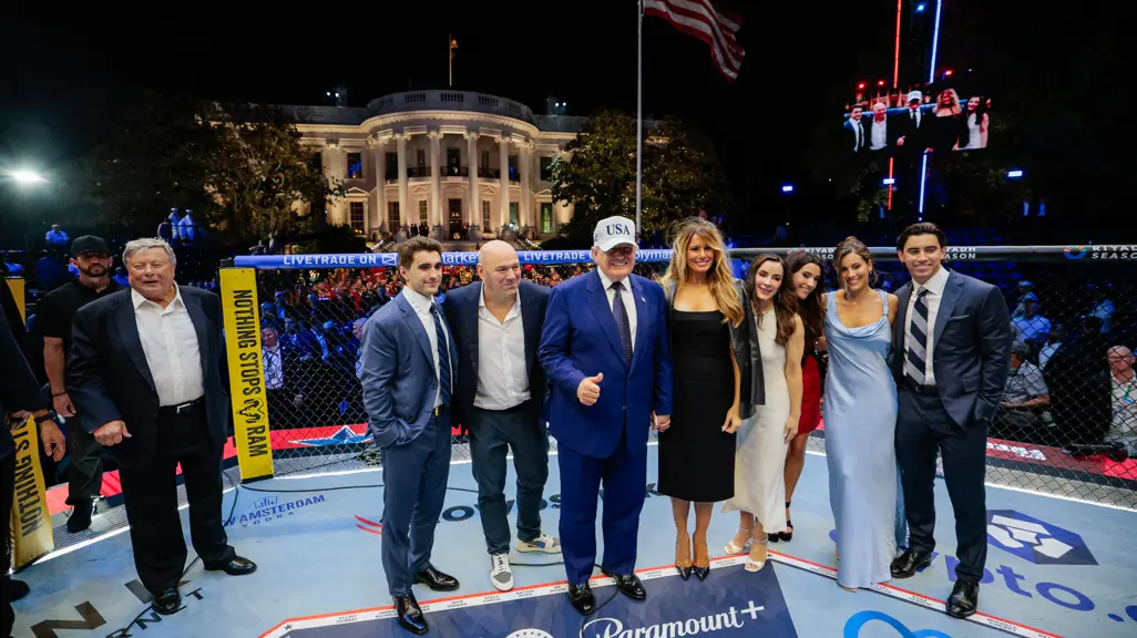 Blood sport at the White House for Trump's 80th birthday