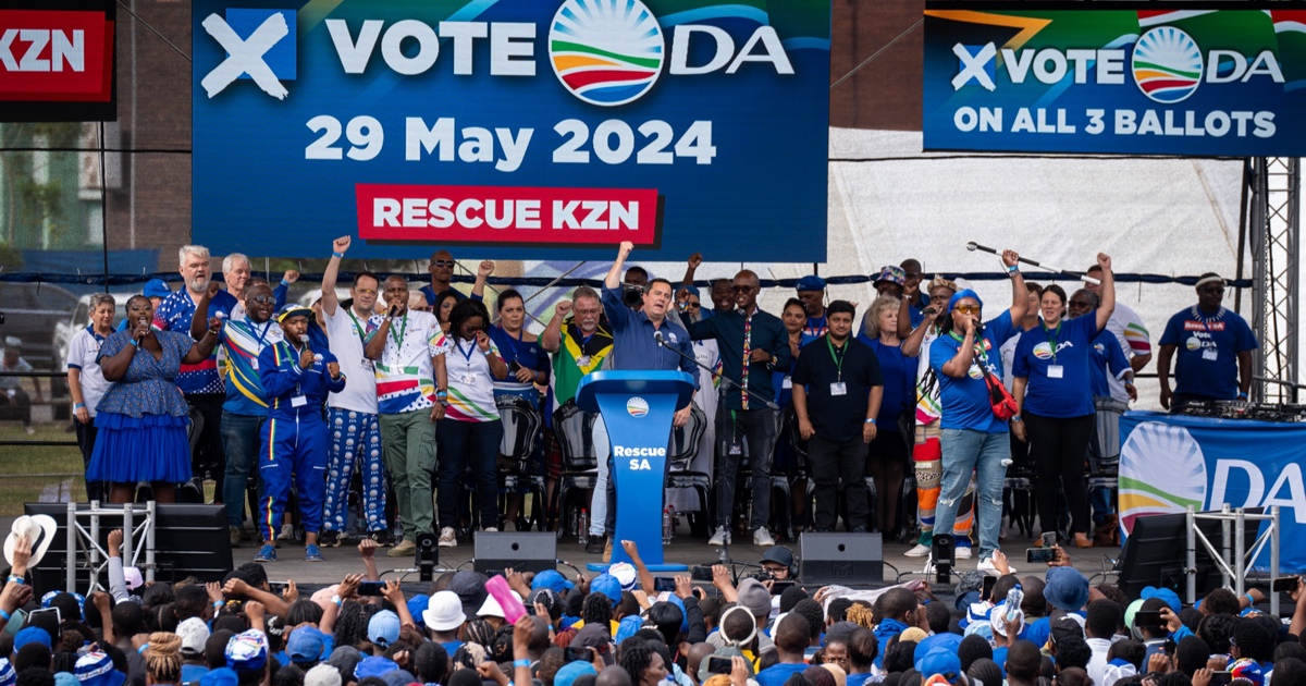 IN PICS: Thousands gather for DA’s KZN 'Rescue SA' rally