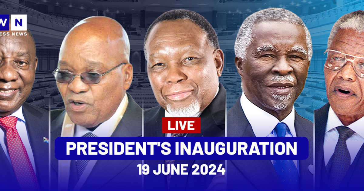 WATCH LIVE: Ramaphosa inaugurated for a second term as SA's president