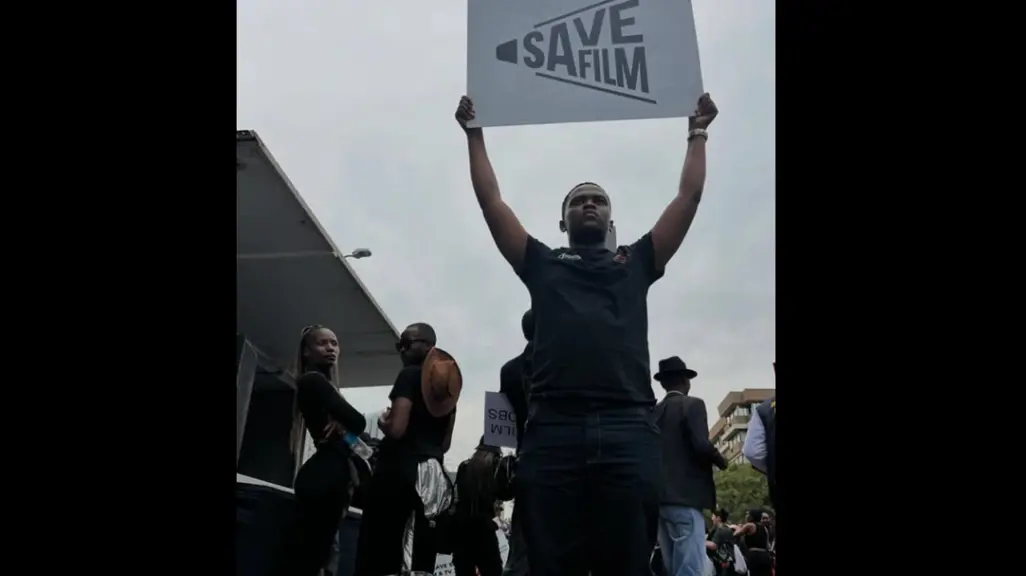 SA film industry protests funding crisis as 100,000 jobs lost